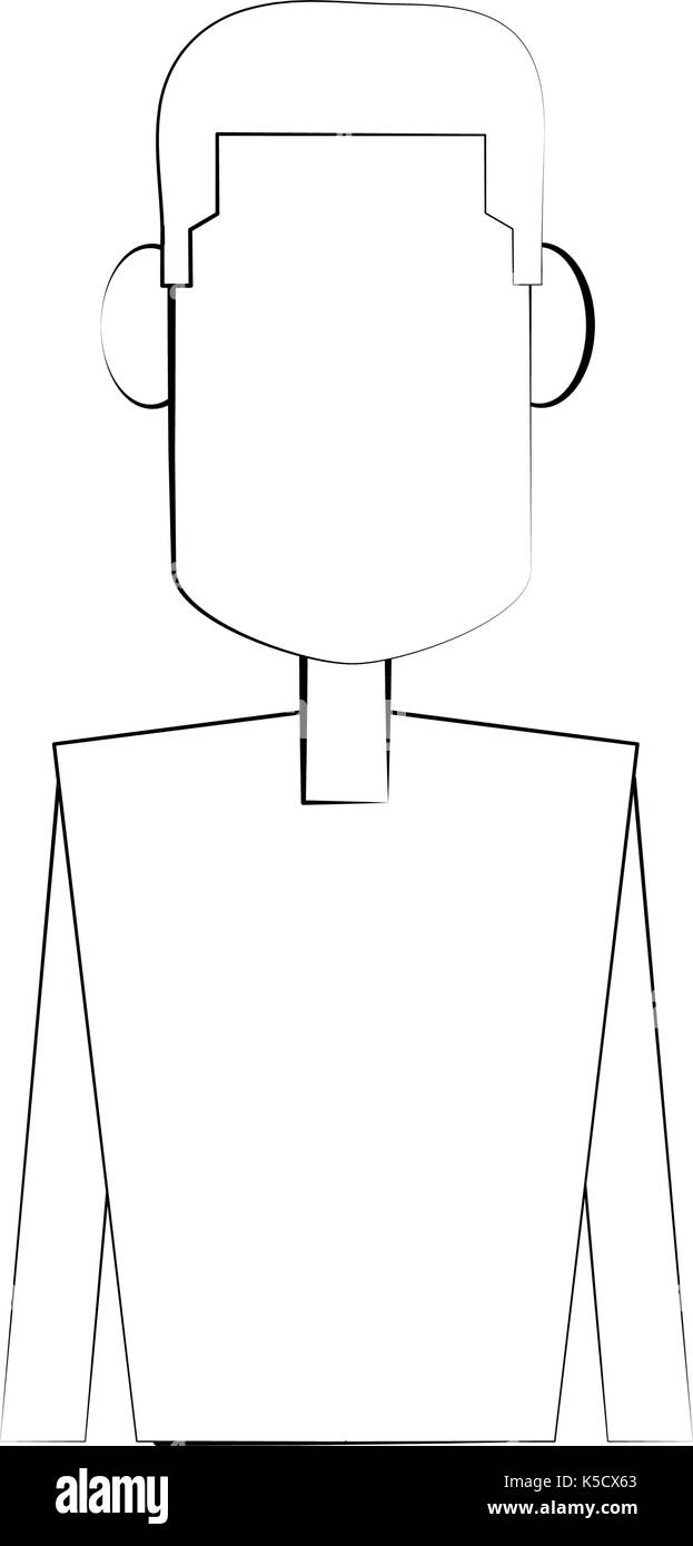 Man faceless cartoon Stock Vector Image & Art - Alamy