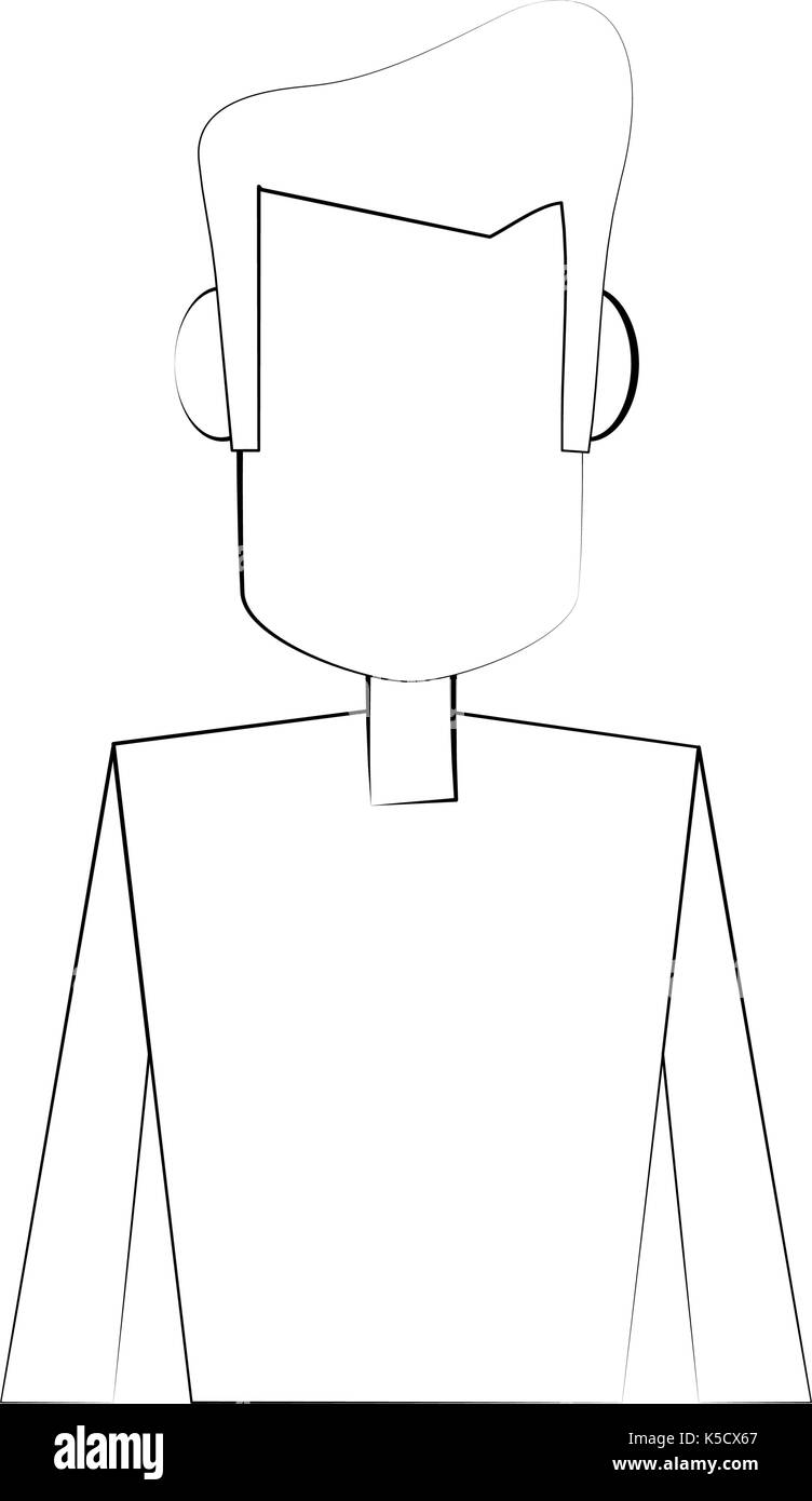 Man faceless cartoon Stock Vector Image & Art - Alamy