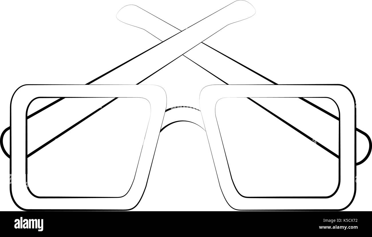 Glasses eyewear accesory Stock Vector Image & Art - Alamy