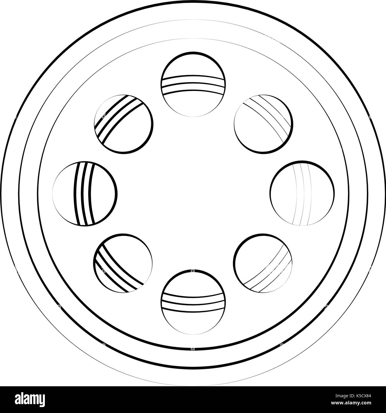 tape reel icon image Stock Vector Image & Art - Alamy