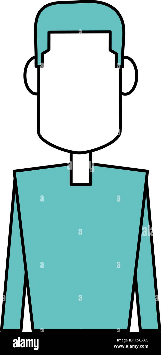 Man faceless cartoon Stock Vector Image & Art - Alamy