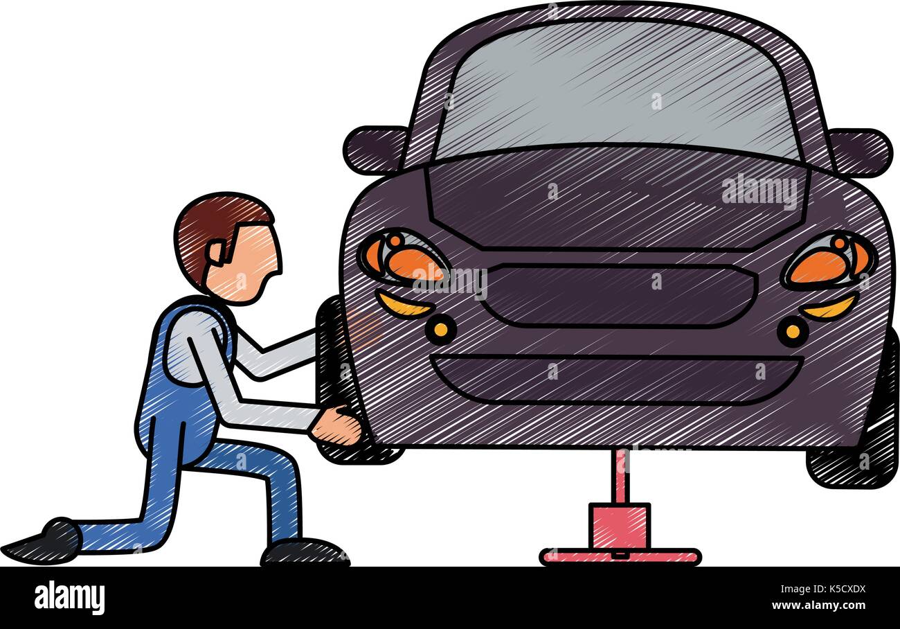 Mechanic worker cartoon Stock Vector Image & Art - Alamy