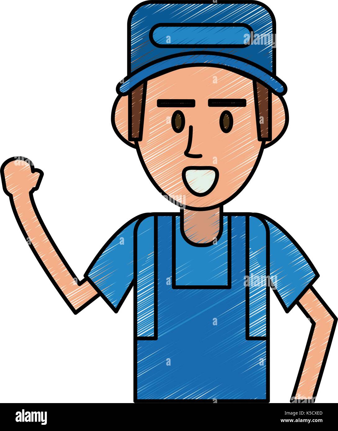 Mechanic worker cartoon Stock Vector Image & Art - Alamy