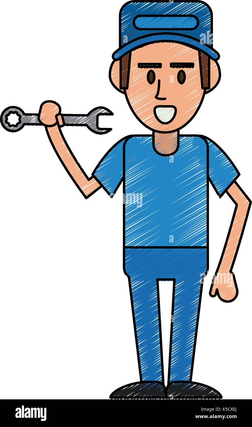 Auto Mechanic Cartoon High Resolution Stock Photography and Images - Alamy