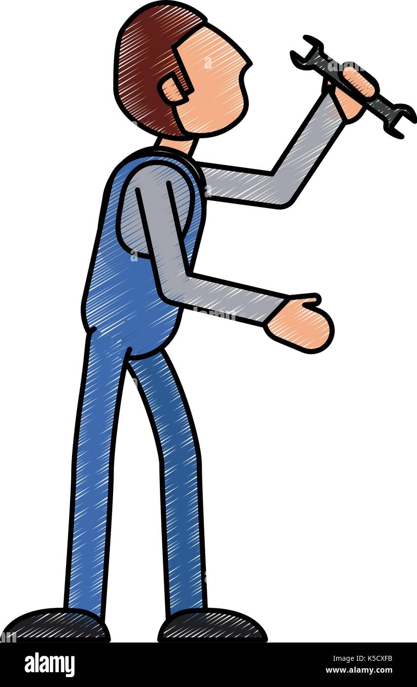 Mechanic worker cartoon Stock Vector Image & Art - Alamy