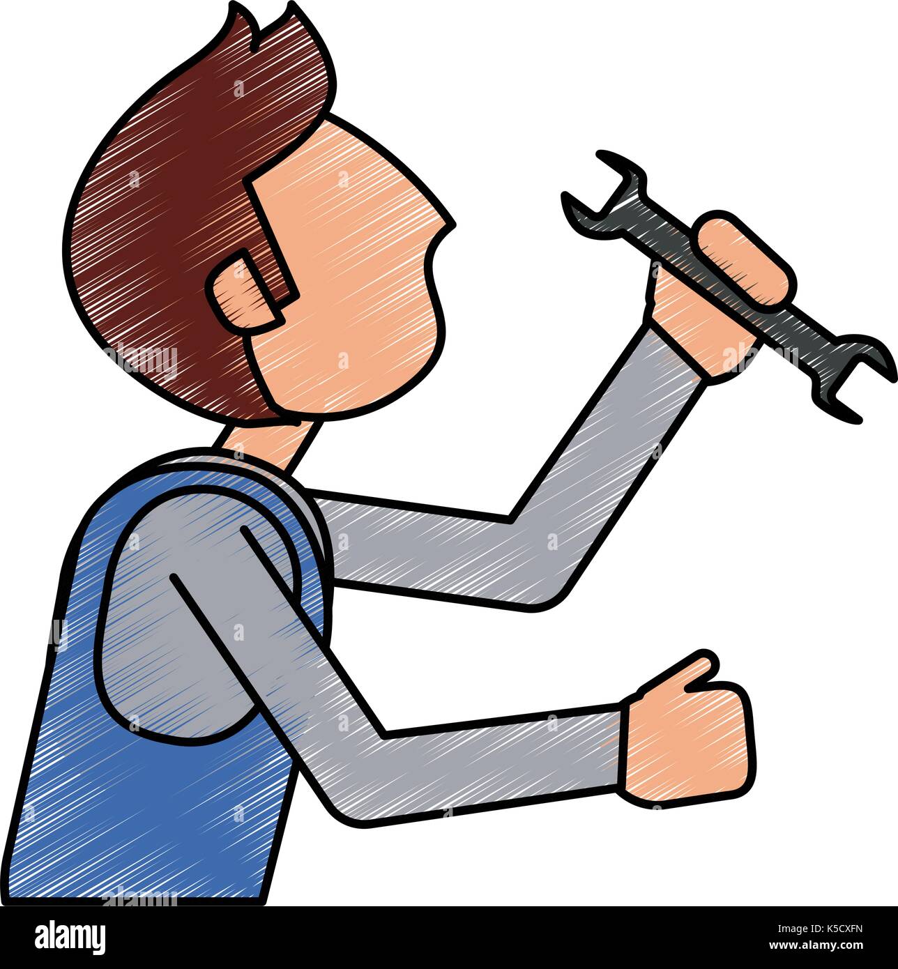 Mechanic worker cartoon Stock Vector Image & Art - Alamy