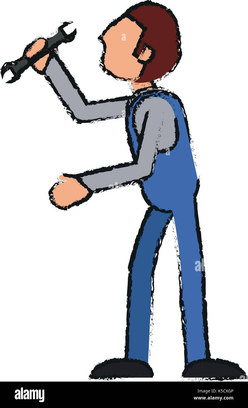 Mechanic worker cartoon Stock Vector Image & Art - Alamy