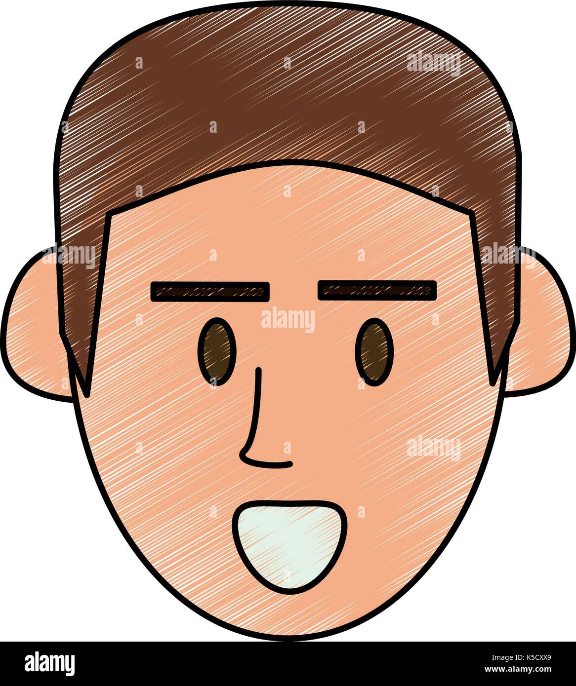 Guy face cartoon Stock Vector Image & Art - Alamy
