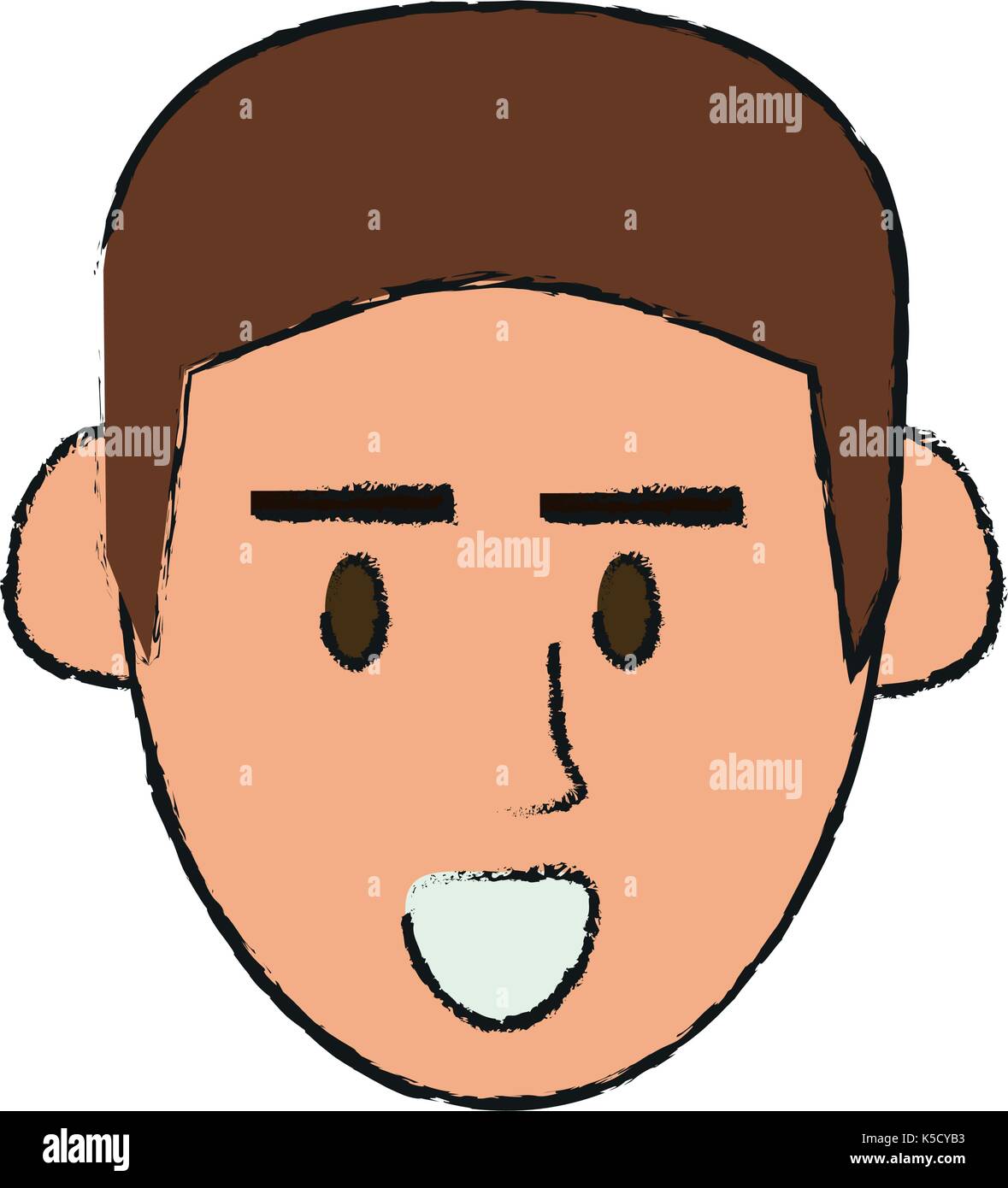 Guy face cartoon Stock Vector Image & Art - Alamy