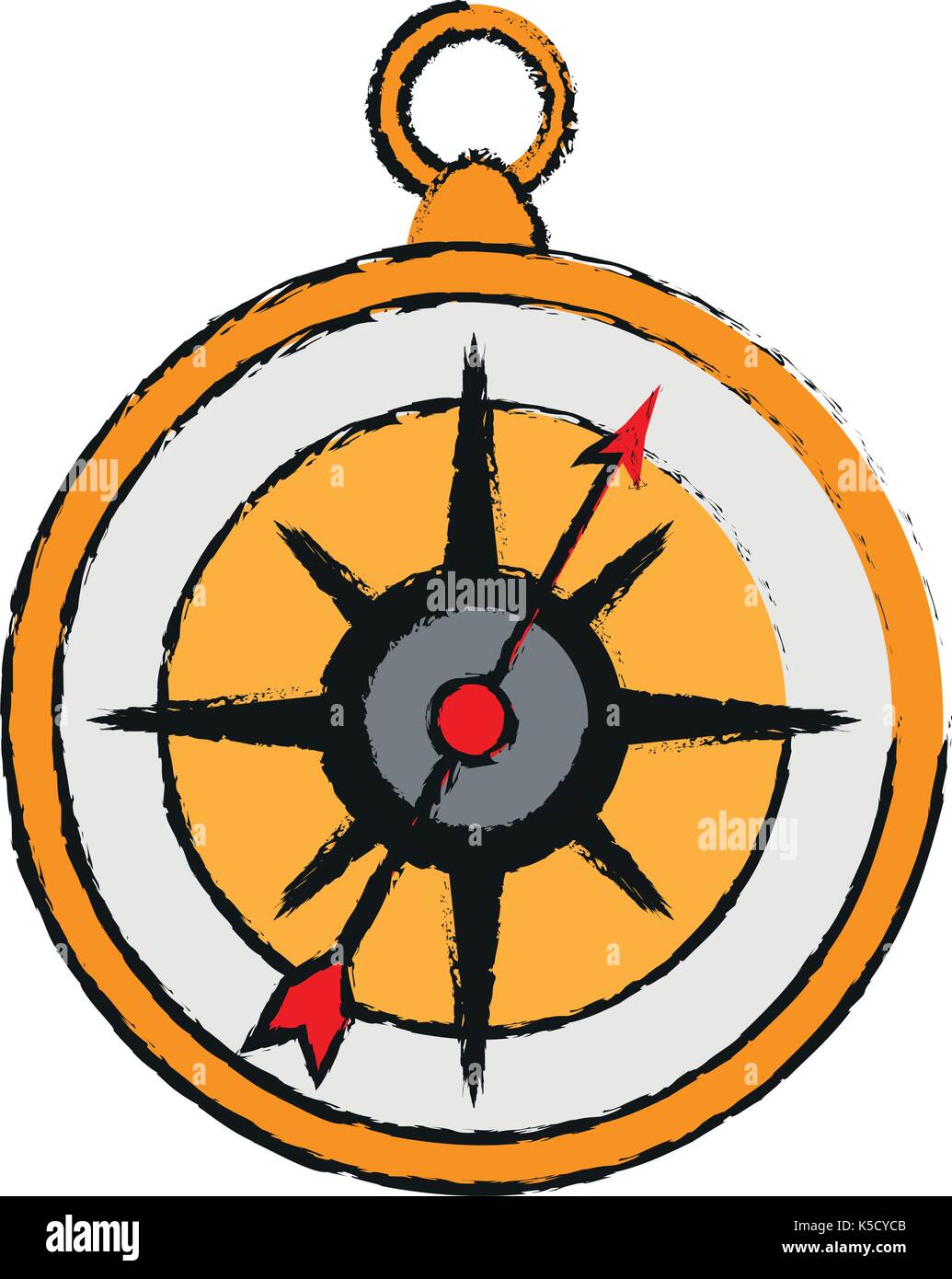 Navigation compass isolated Stock Vector Image & Art - Alamy