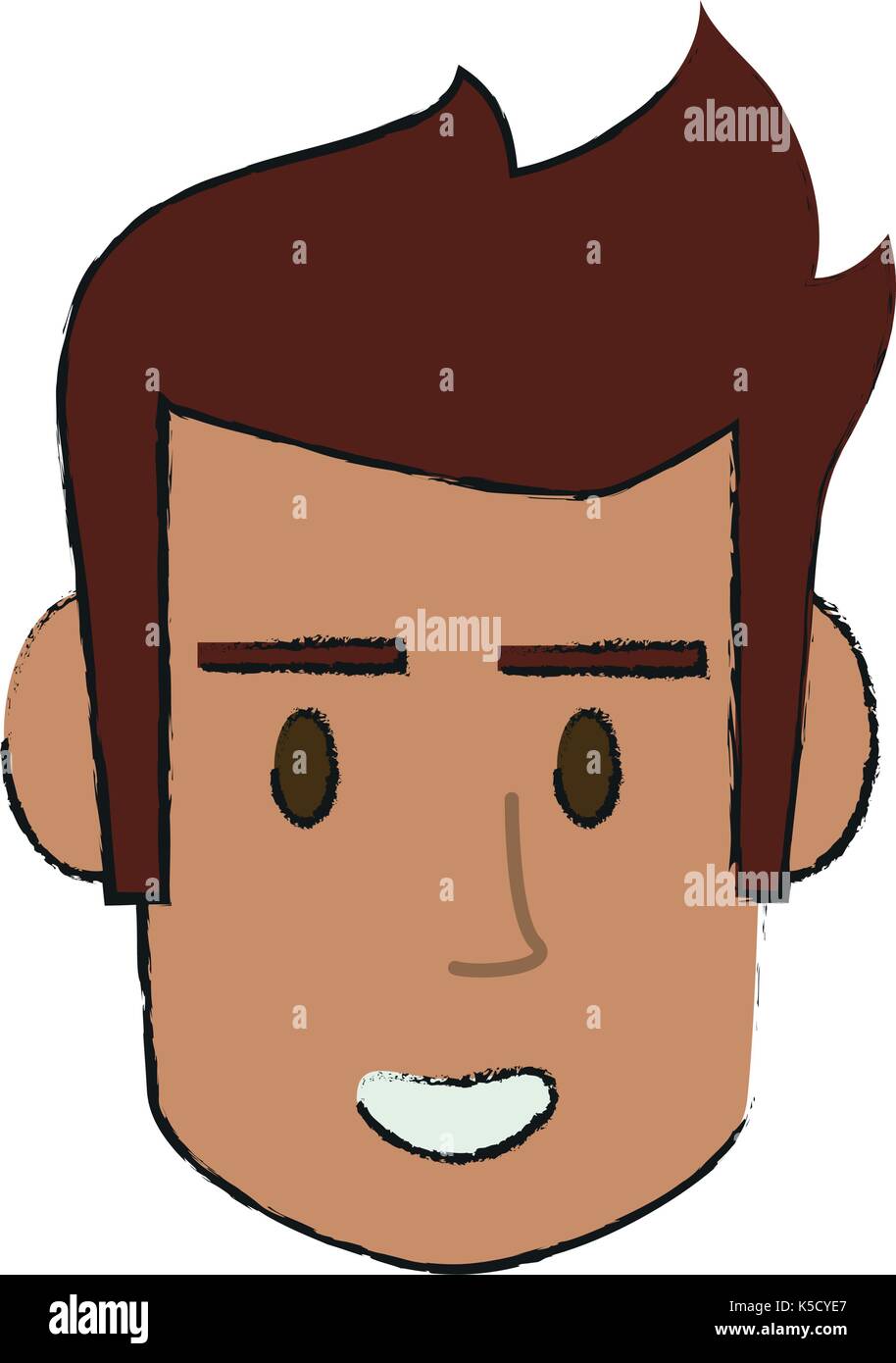 Guy face cartoon Stock Vector Image & Art - Alamy