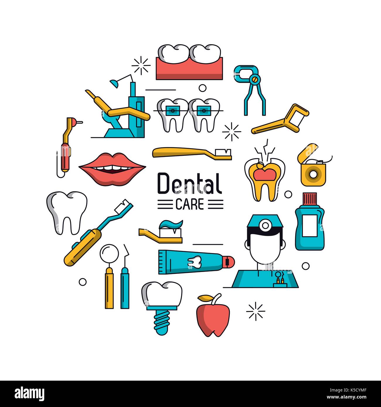 Dental care infographic Stock Vector Image & Art - Alamy