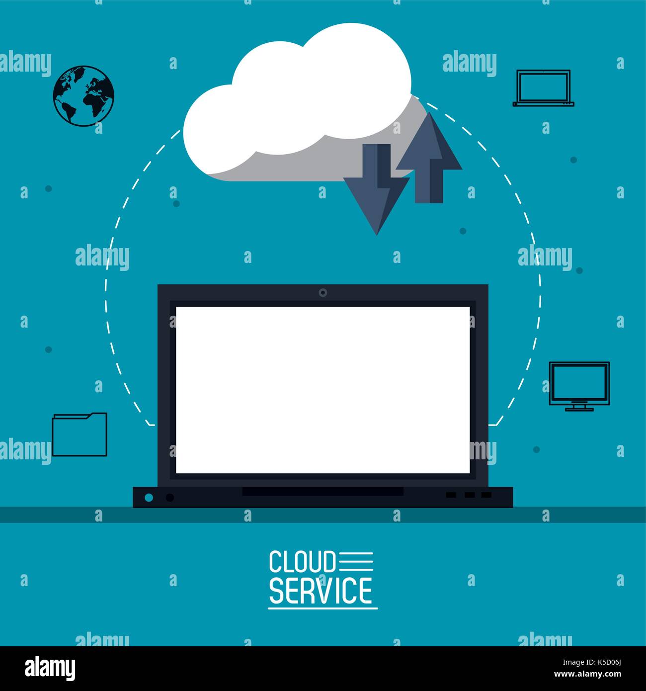 Cloud Computing Service Stock Vector Image And Art Alamy