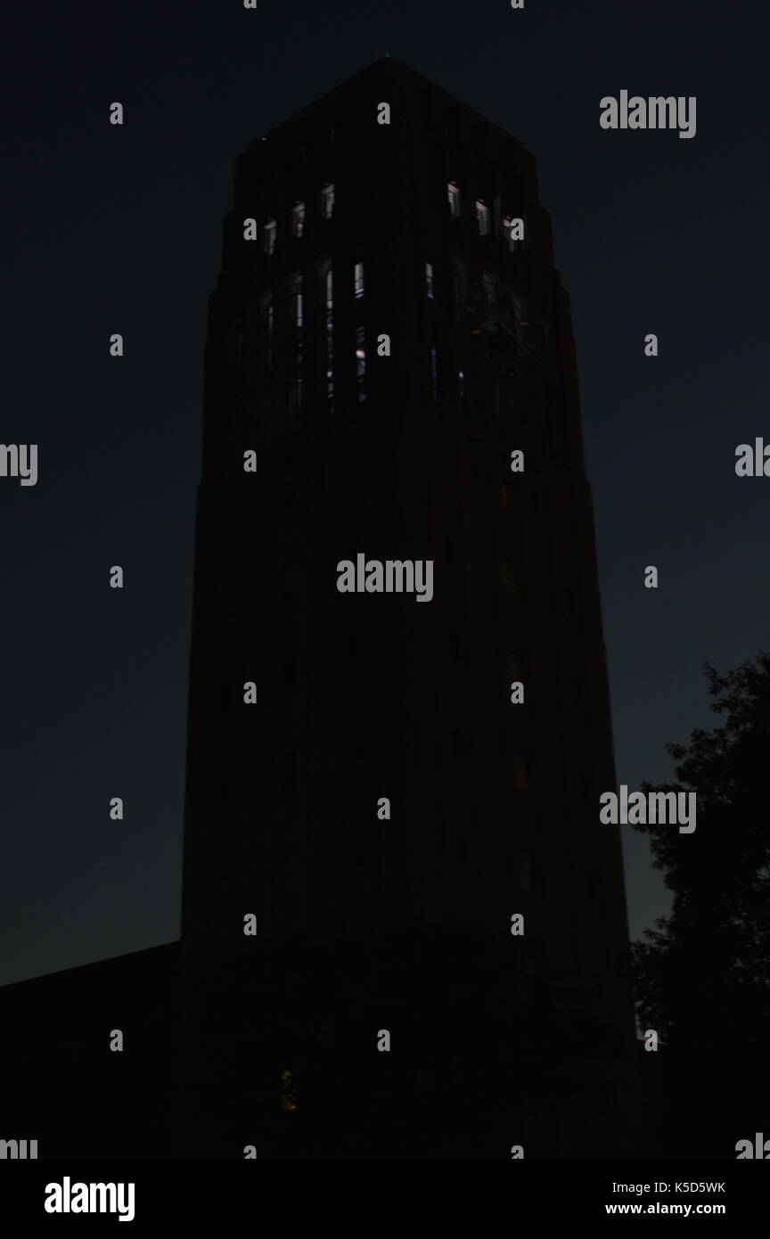 Burton Tower at Night Stock Photo - Alamy