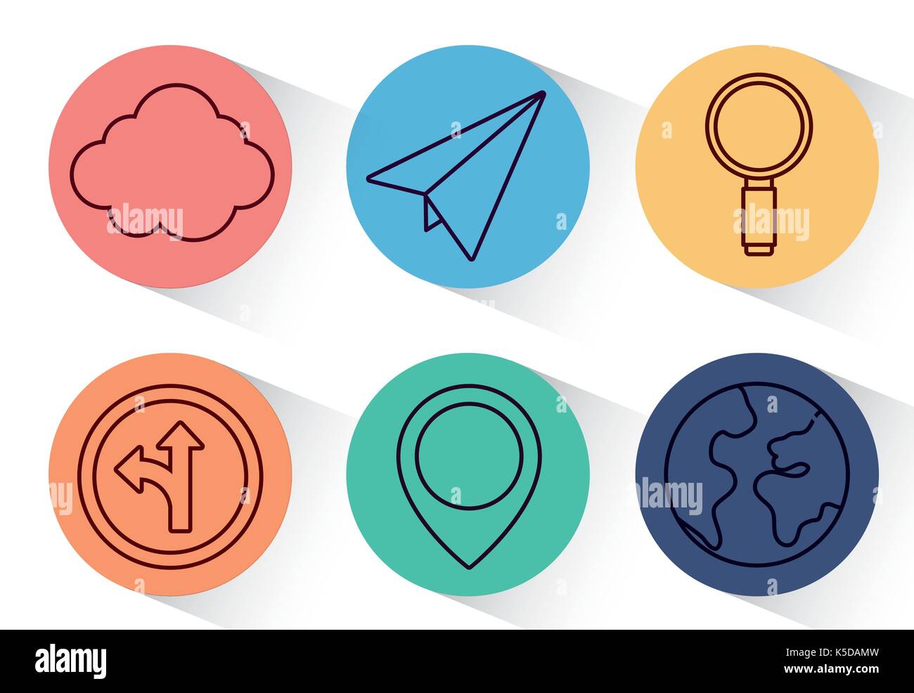 navigation and location design Stock Vector Image & Art - Alamy