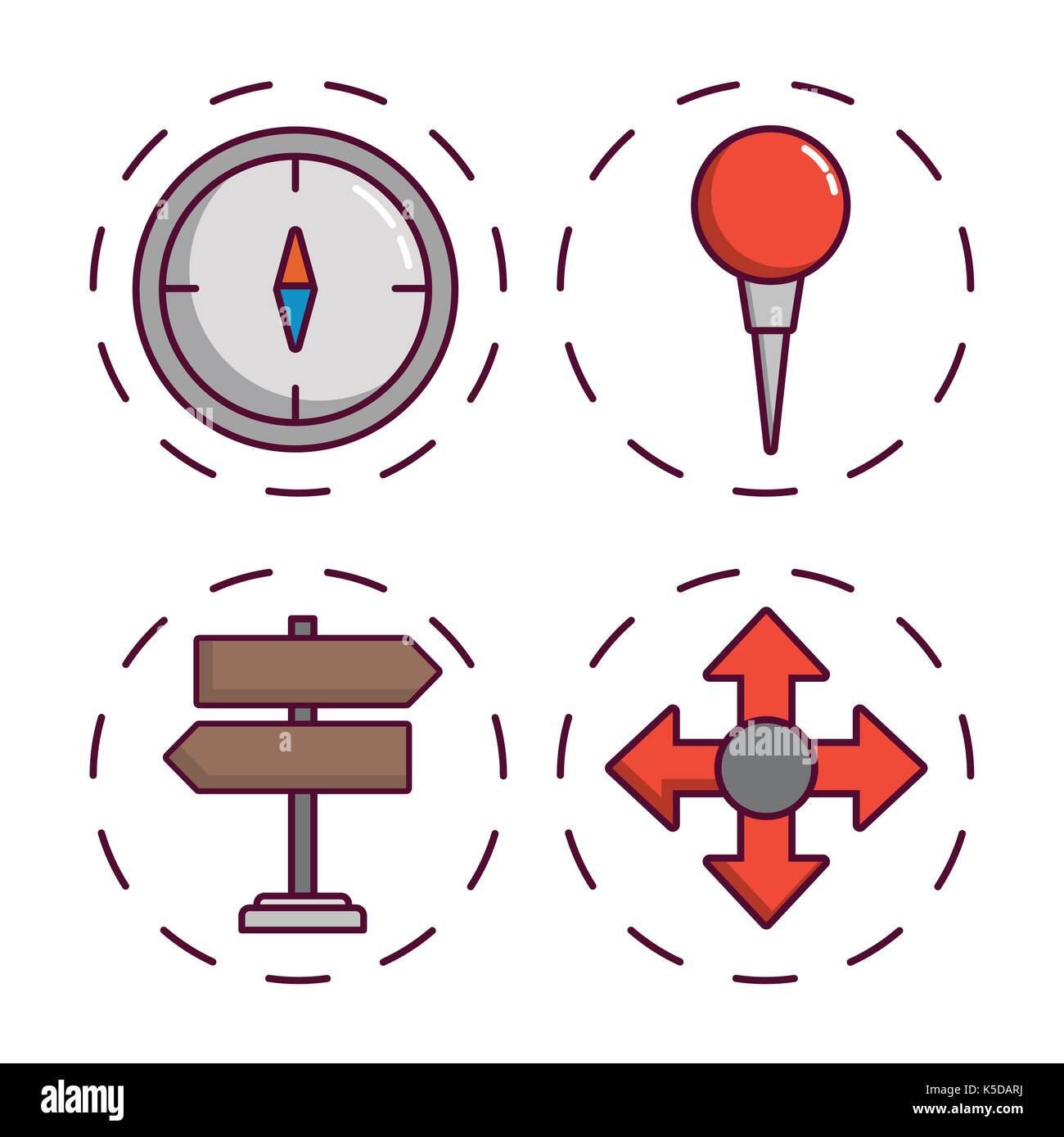 navigation and location design Stock Vector Image & Art - Alamy