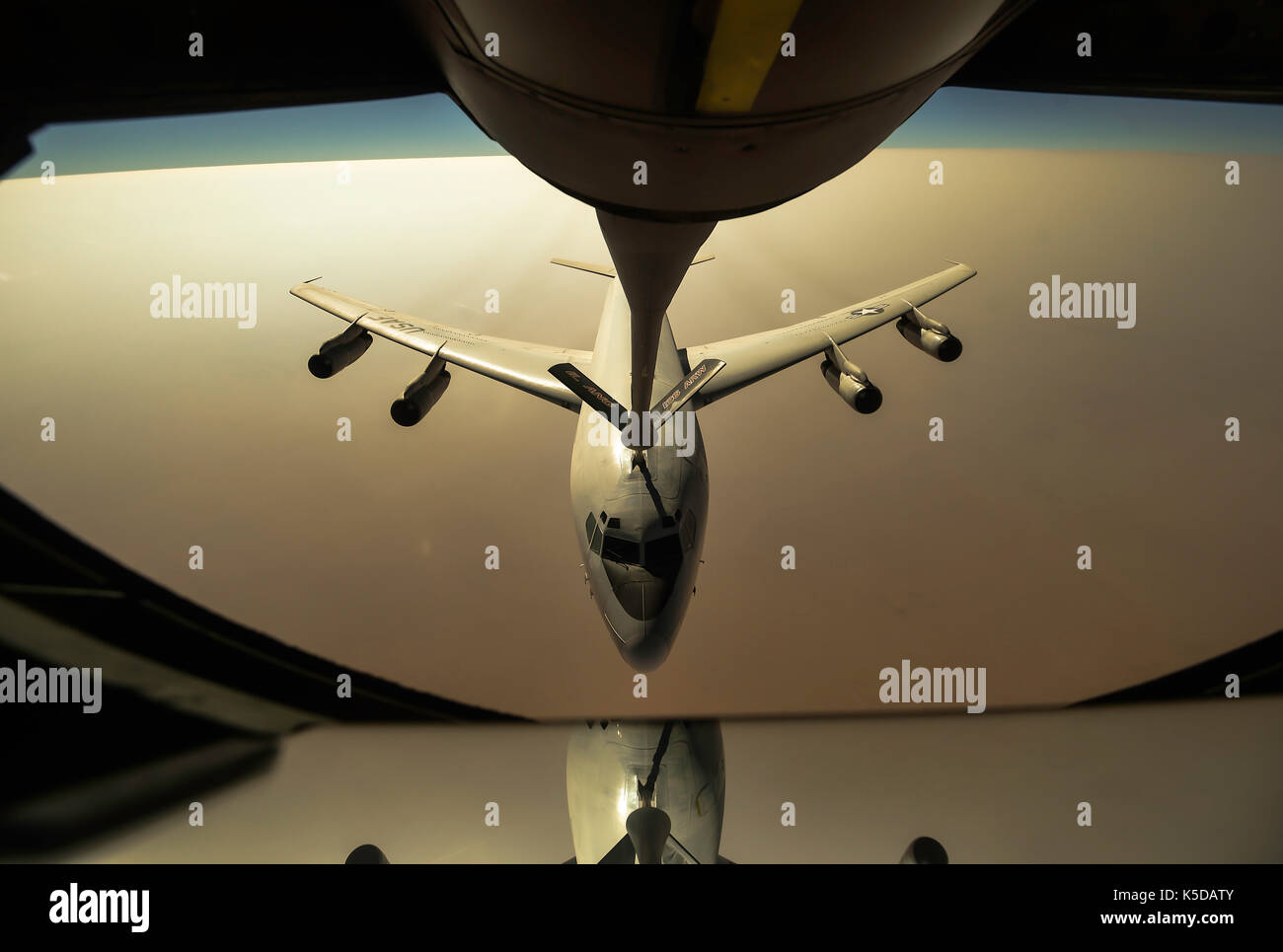 E-8C Joint Surveillance Target Attack Radar System Aircraft Stock Photo ...