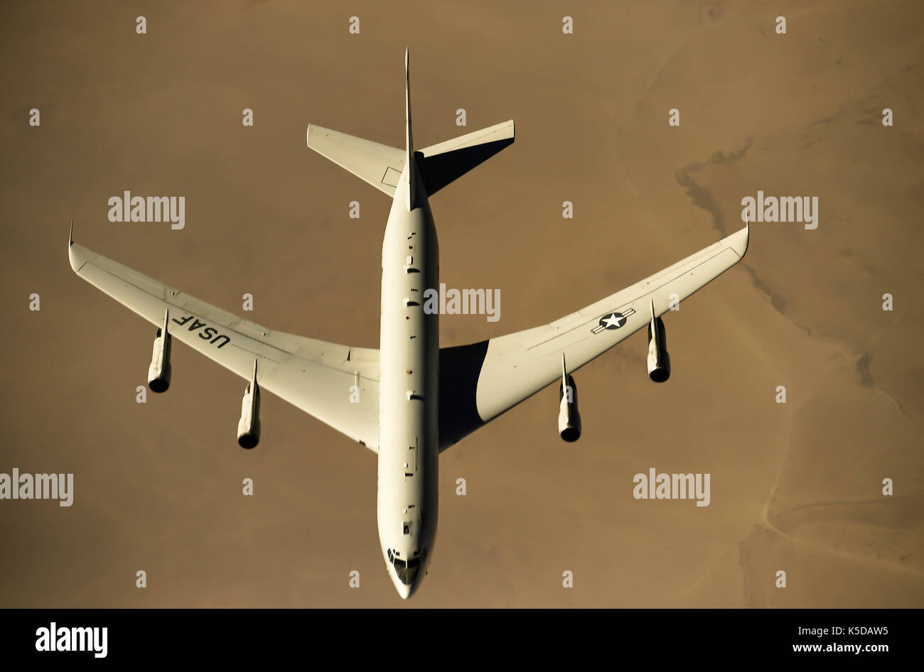 E-8C Joint Surveillance Target Attack Radar System Aircraft Stock Photo ...