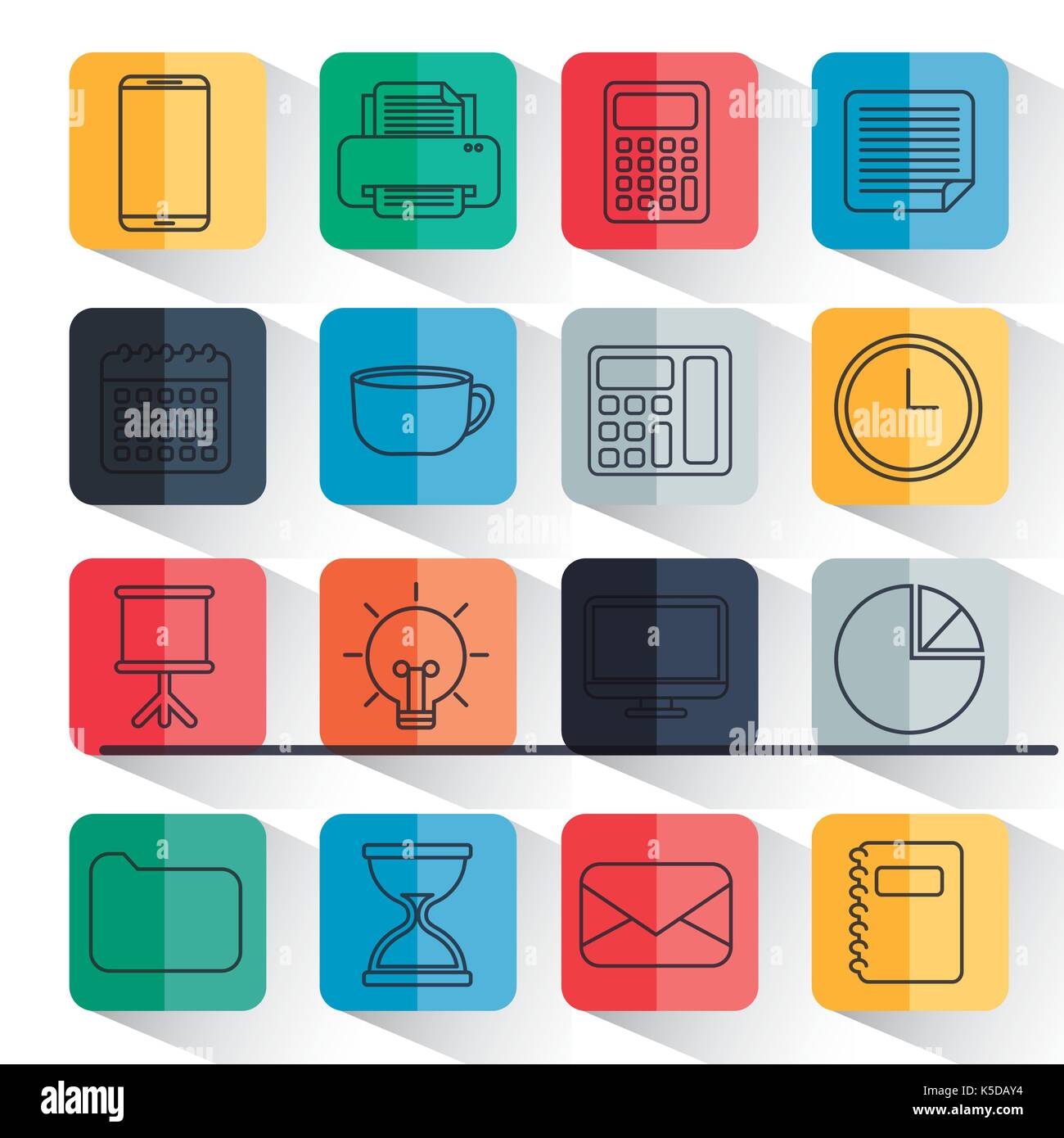 Inside telephone equipment office Stock Vector Images - Alamy