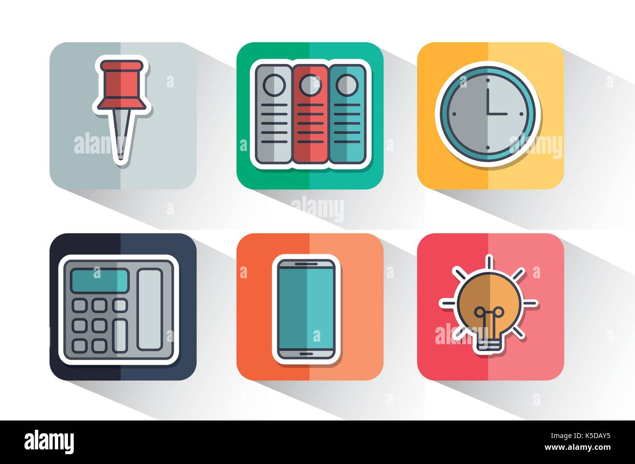 office elements design Stock Vector Image & Art - Alamy