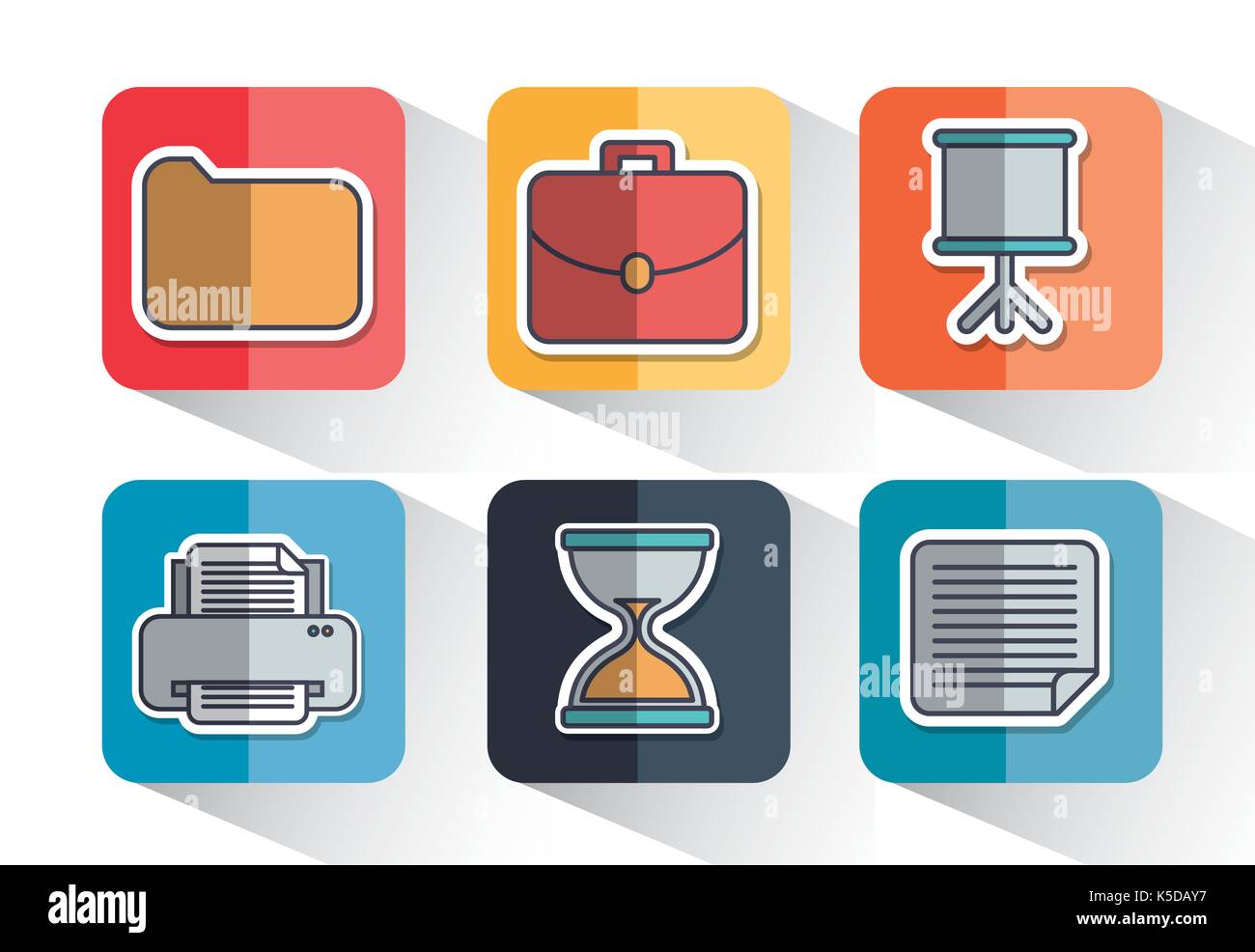 office elements design Stock Vector Image & Art - Alamy