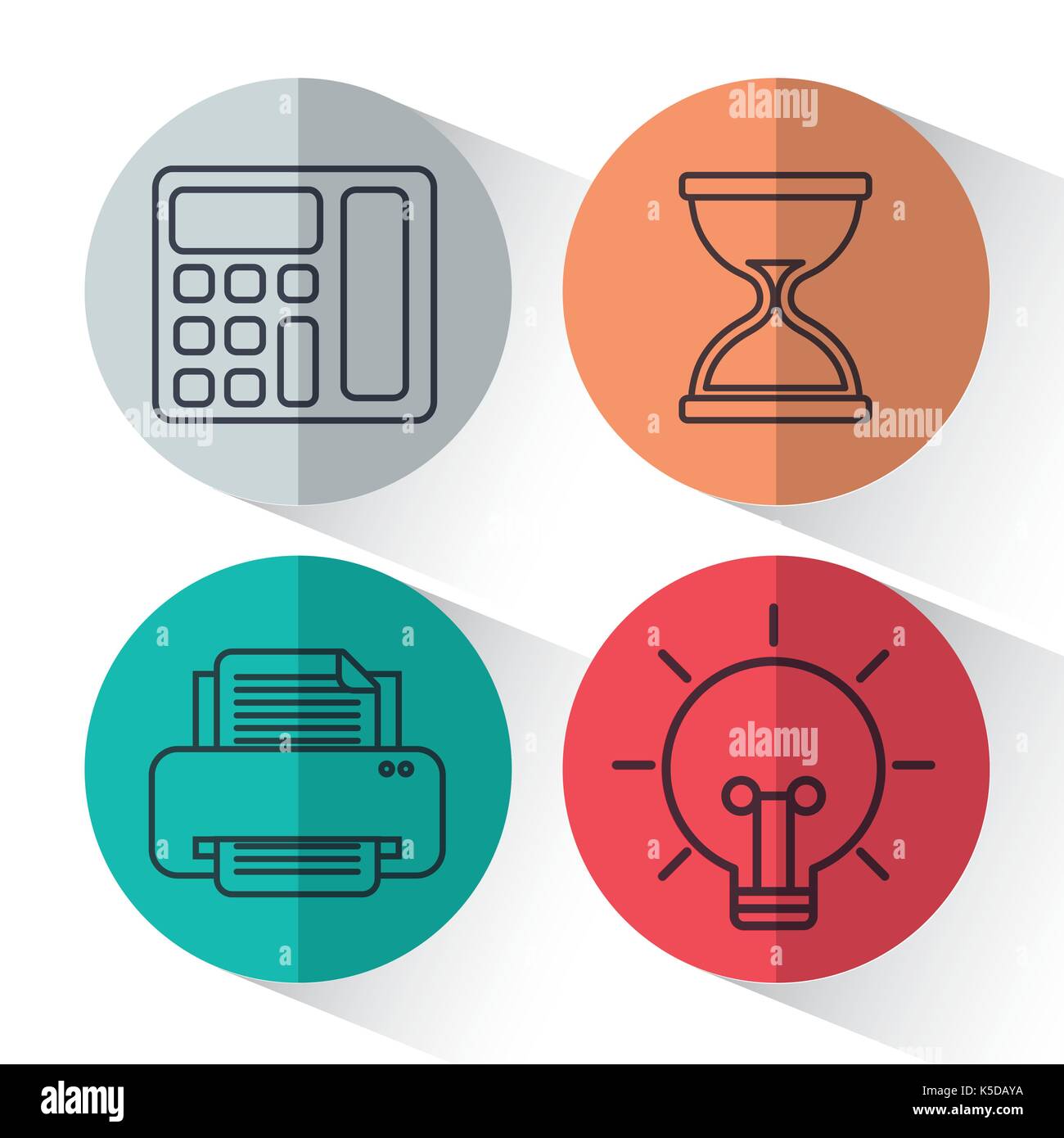 office elements design Stock Vector Image & Art - Alamy