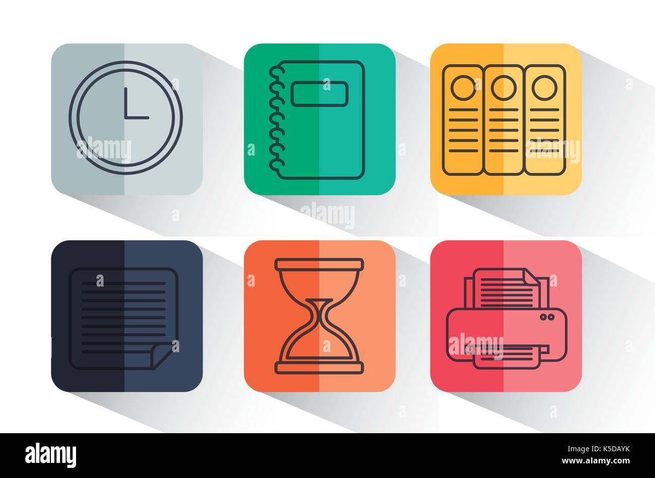 office elements design Stock Vector Image & Art - Alamy