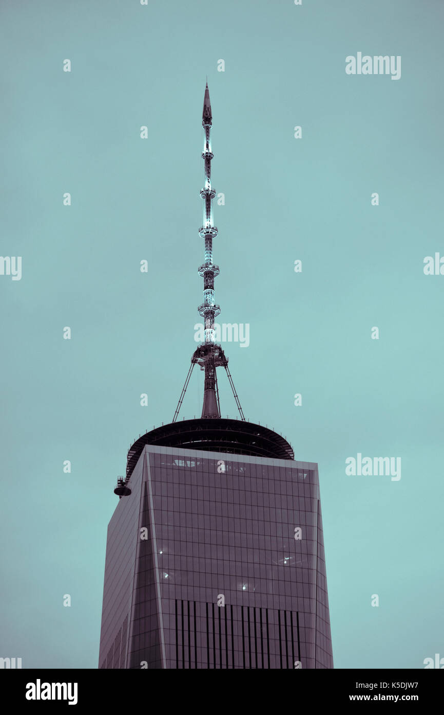 World Trade Center spire Stock Photo - Alamy