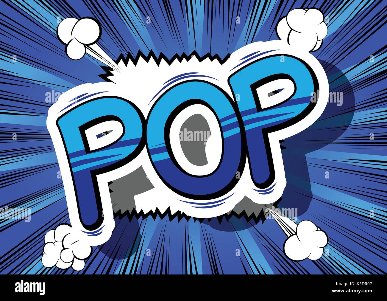 Pop - Comic book word on abstract background Stock Vector Image & Art ...