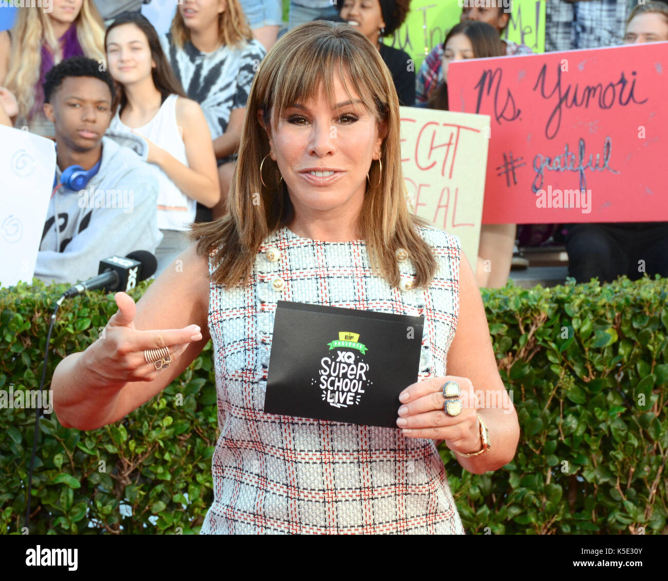 Melissa Rivers attends Melissa Rivers Kevin Frazier "Surprise Teachers ...