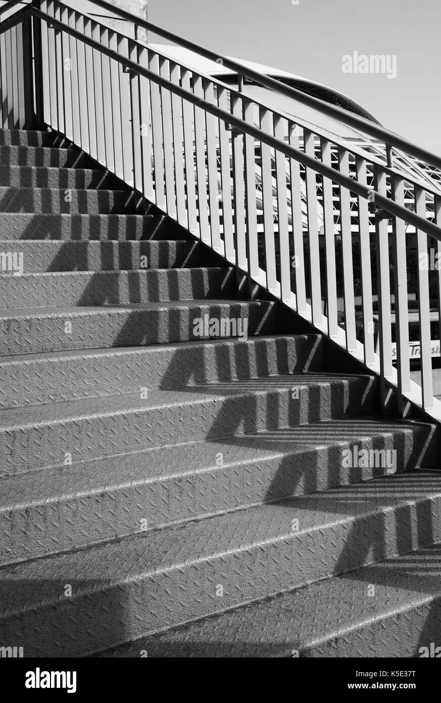 Stair rail railing hi-res stock photography and images - Alamy