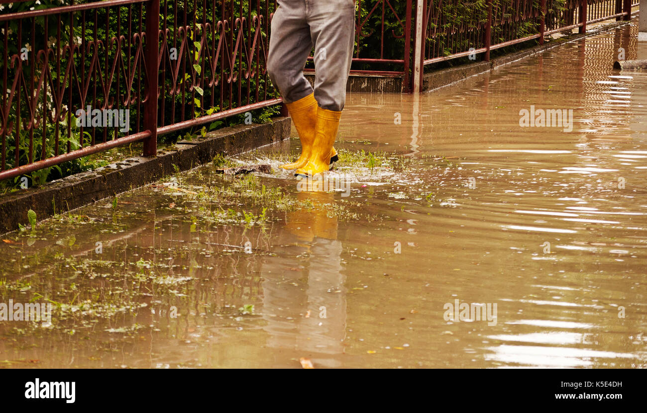 Boots and flooding hi-res stock photography and images - Alamy