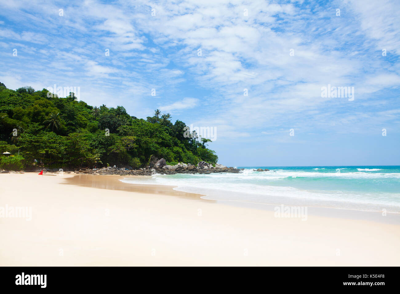 tropical beach is peaceful Stock Photo - Alamy