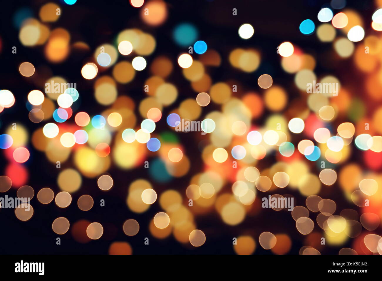 Bright light spots abstract bokeh blurred texture background Stock ...