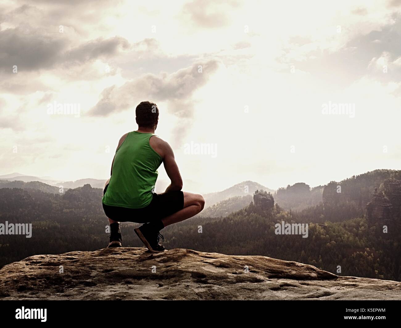 Man In Singlet And Shorts High Resolution Stock Photography and Images ...