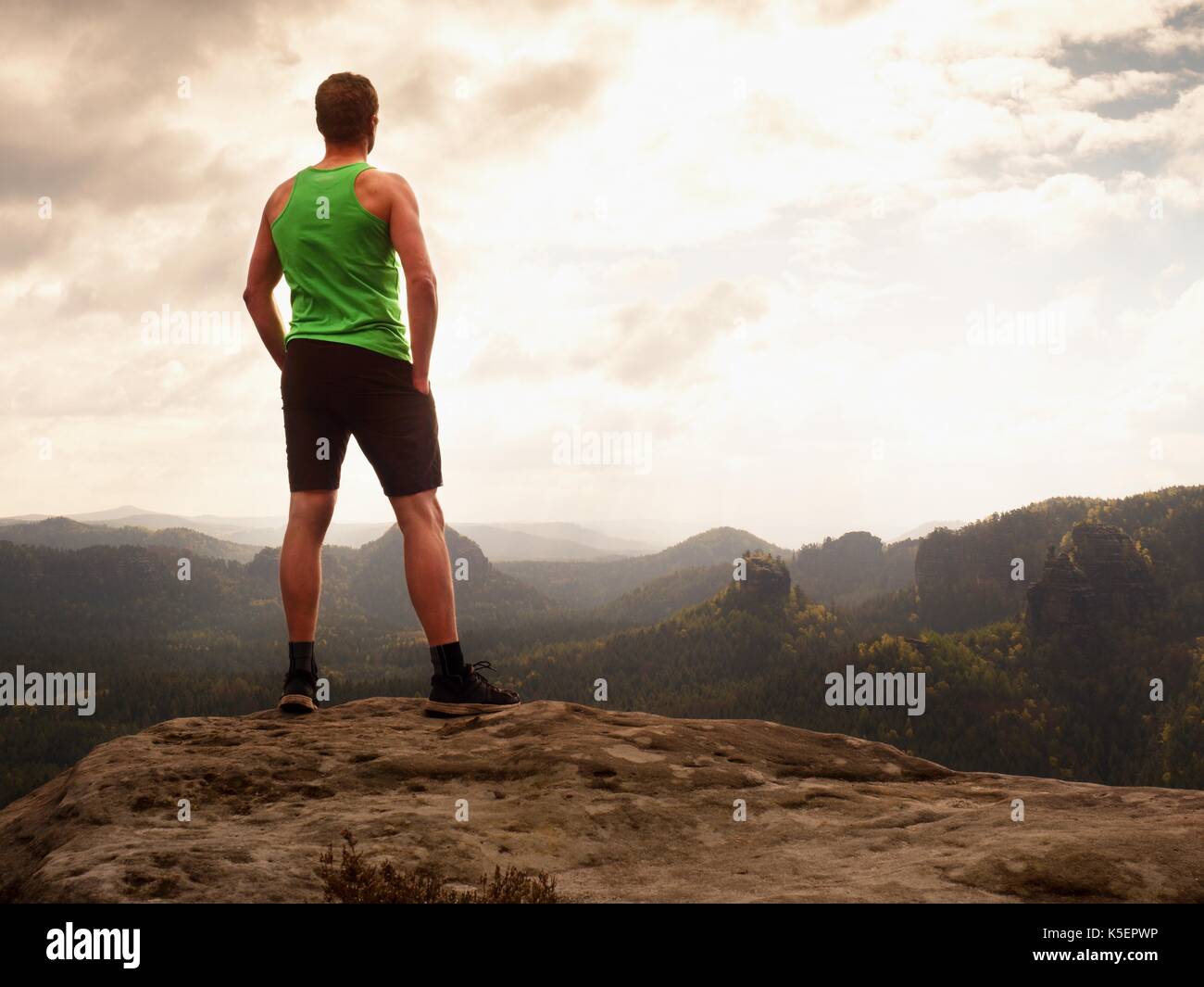Short And Tall People Running