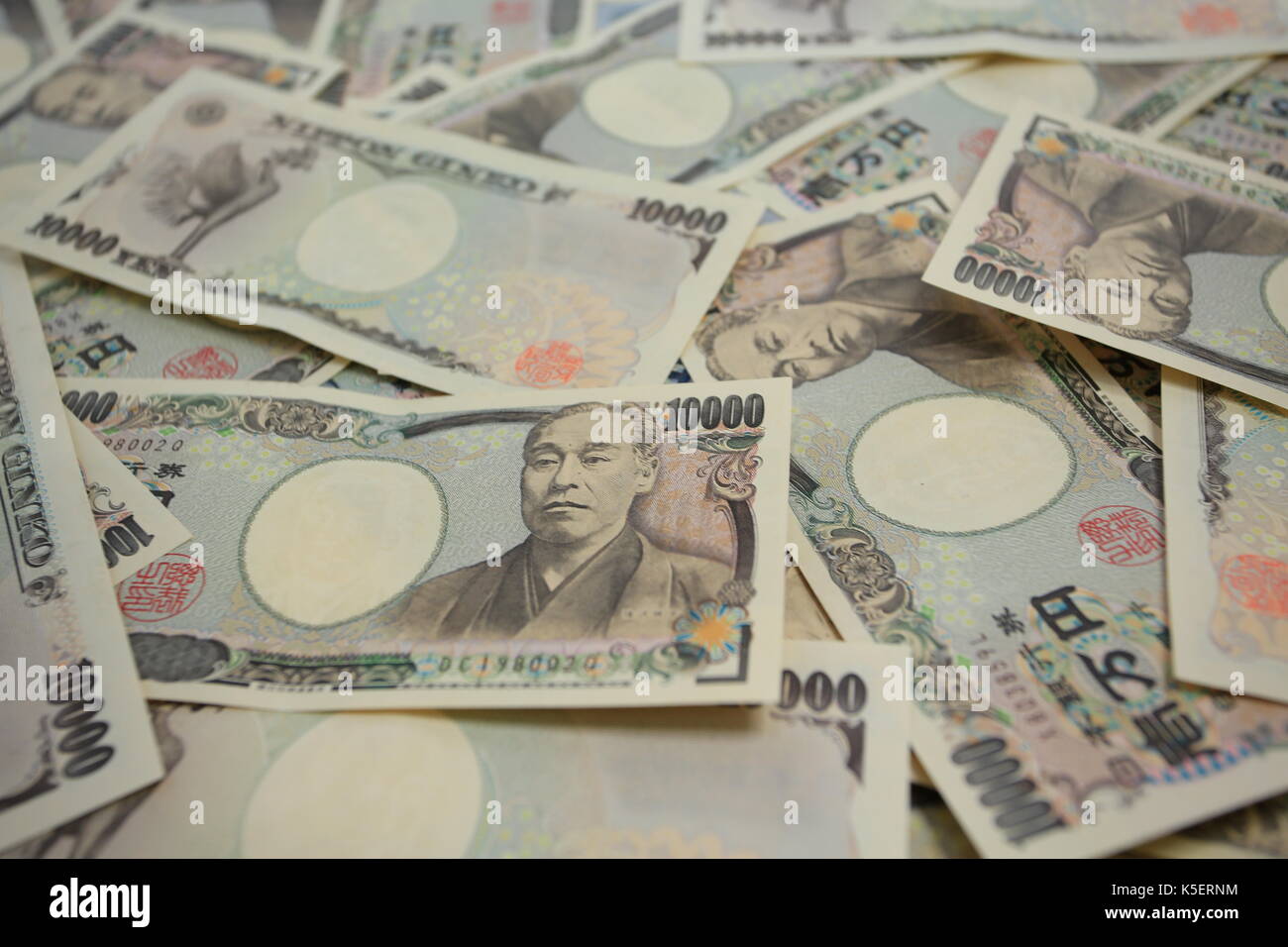 Japanese Yen money background Stock Photo - Alamy