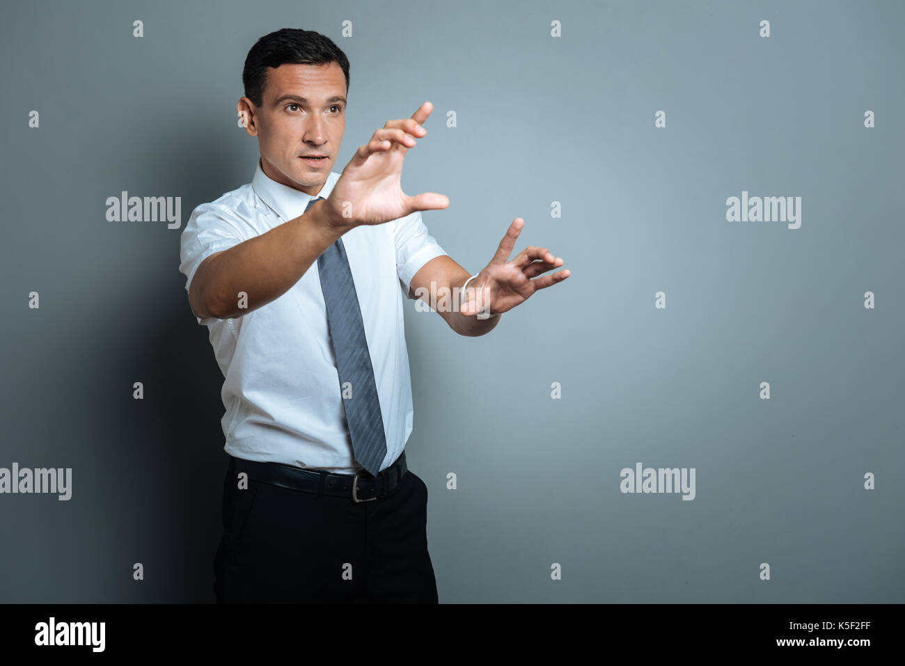 Explaining leader hi-res stock photography and images - Alamy