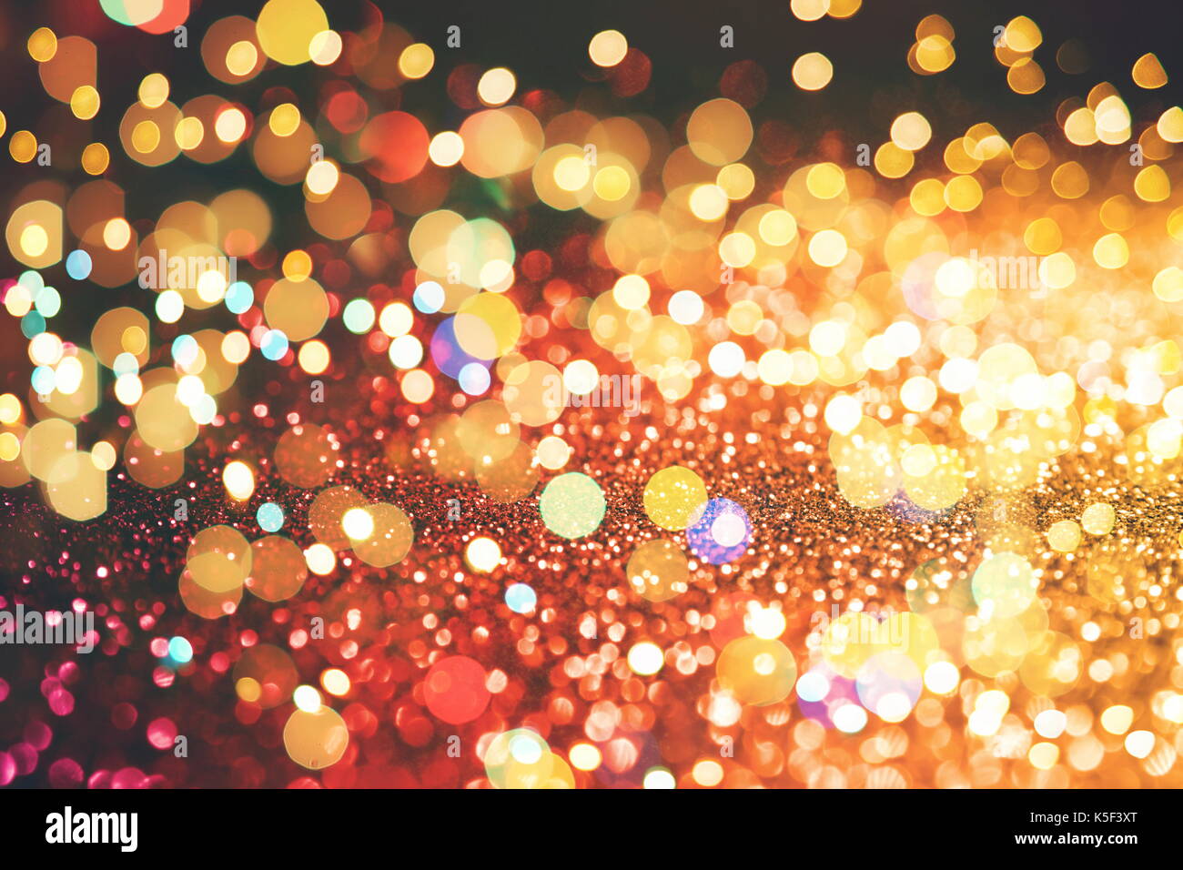 Bright light spots abstract bokeh blurred texture background Stock ...