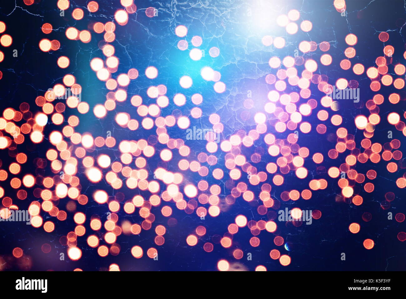 Bright light spots abstract bokeh blurred texture background Stock ...