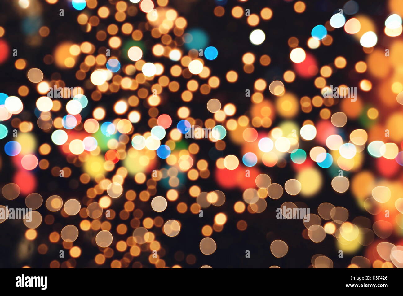 Bright light spots abstract bokeh blurred texture background Stock ...