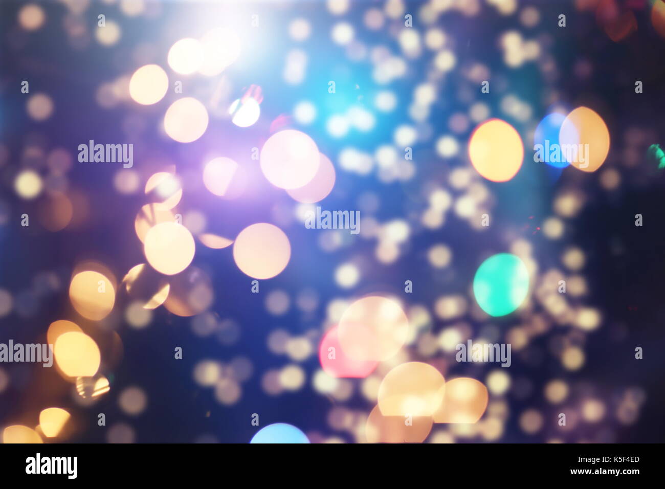 Bright light spots abstract bokeh blurred texture background Stock ...