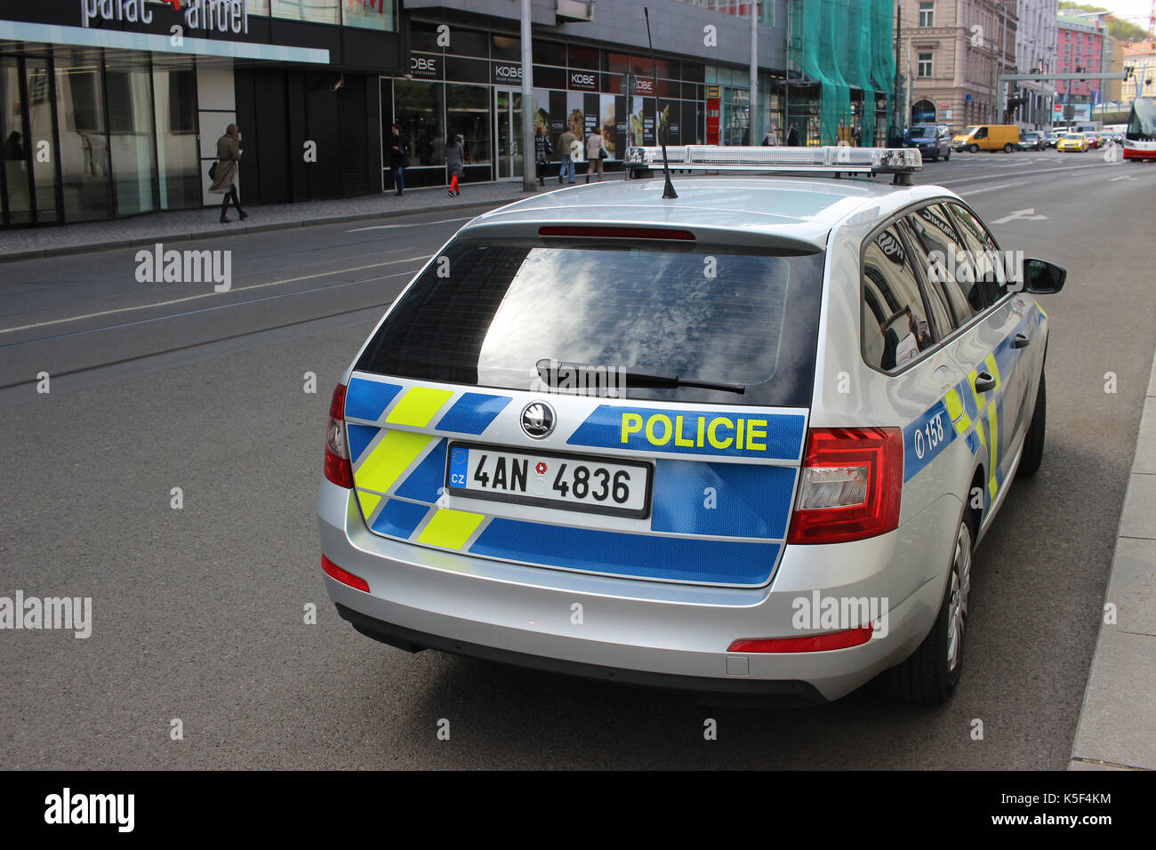 Prague police car High Resolution Stock Photography and Images - Alamy