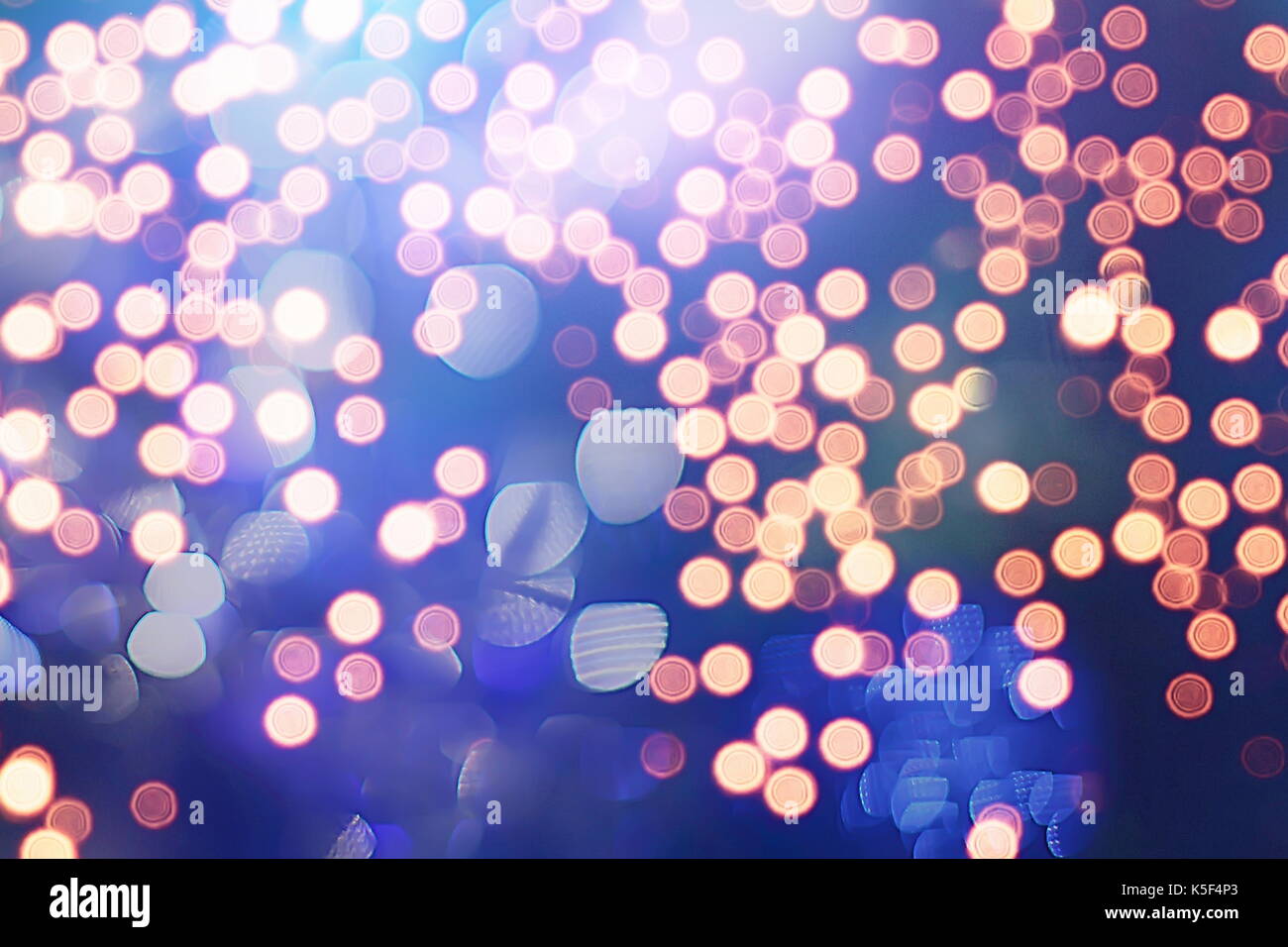 Bright light spots abstract bokeh blurred texture background Stock ...
