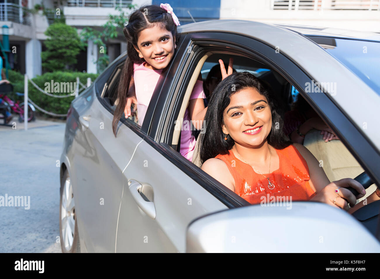 Kid driving car hi-res stock photography and images - Alamy
