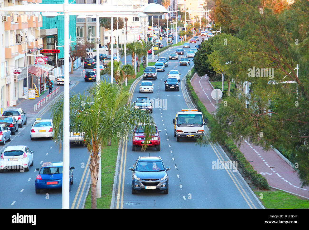Limassol lemesos cyprus street hi-res stock photography and images - Alamy