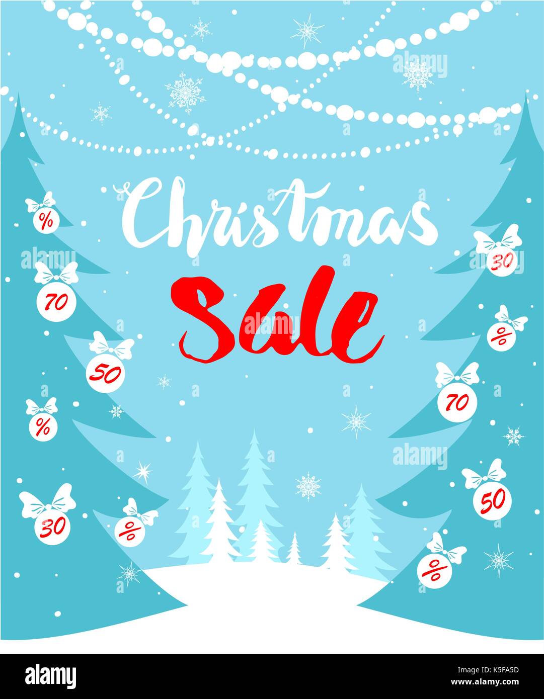 Seasonal christmas sale Stock Vector Images - Alamy