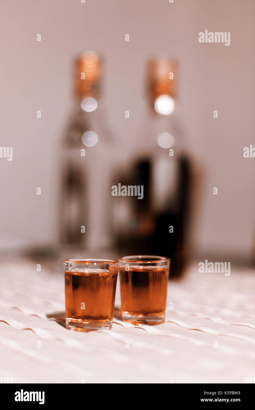 Czech traditional alcoholic drink - RUM Stock Photo - Alamy