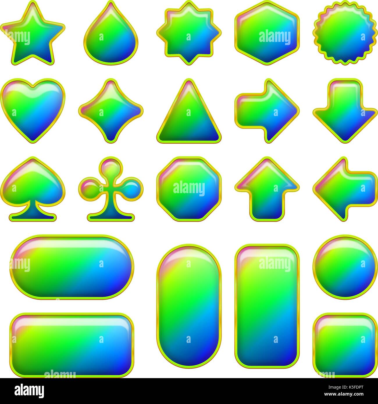 Rainbow peak Stock Vector Images - Alamy