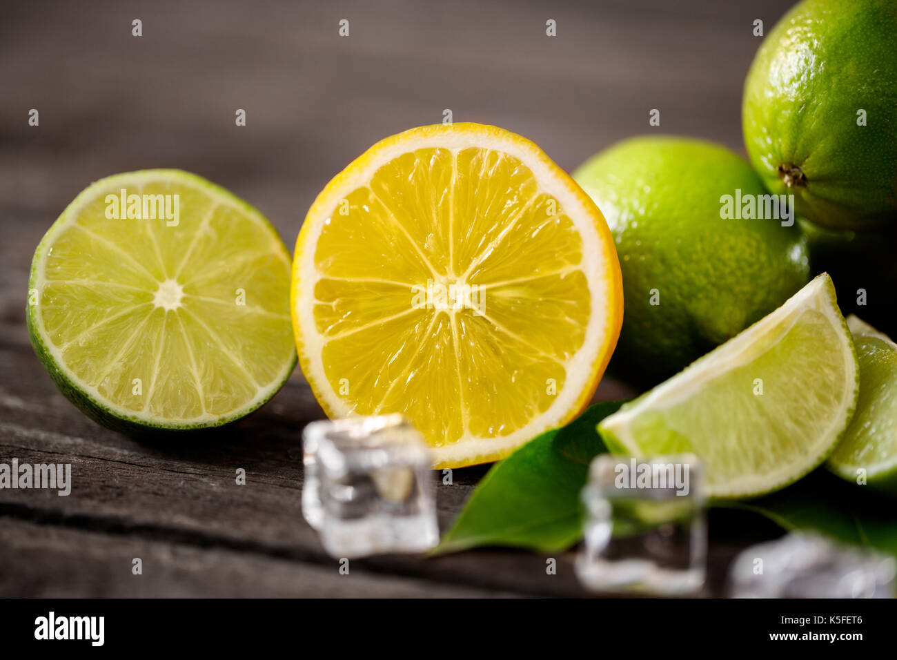 close up raw sliced lemons summer freshness fruits background Stock ...